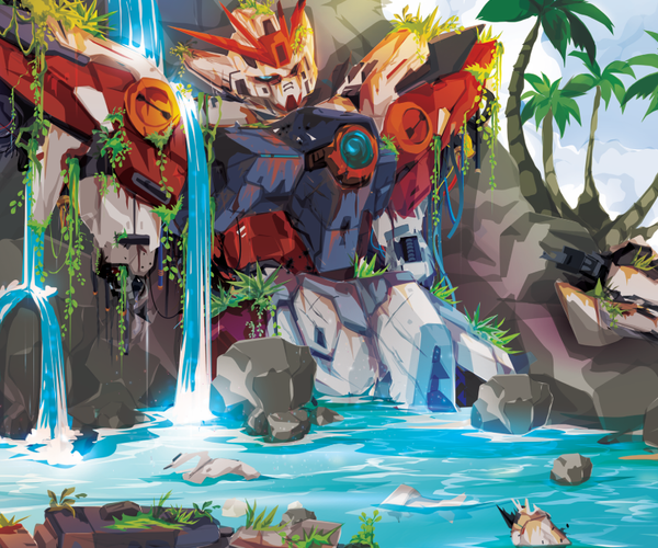 Chasing Artwork – Shark Robot