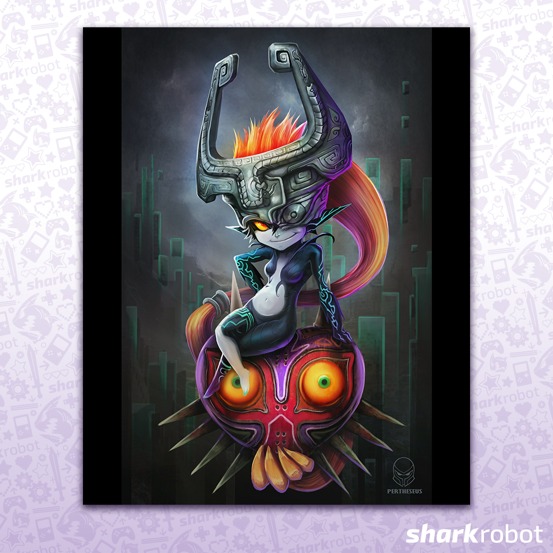 Midna's Mask - Poster Print – Shark Robot