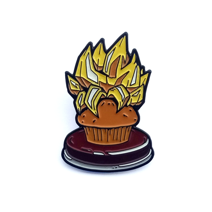 Muffin Button - Enamel Pin – Shark Robot