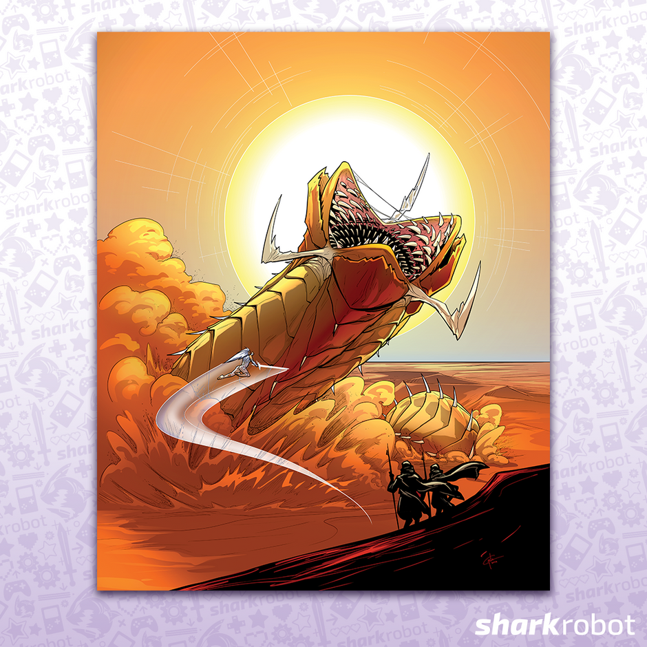 Sand Worm - Poster Print – Shark Robot