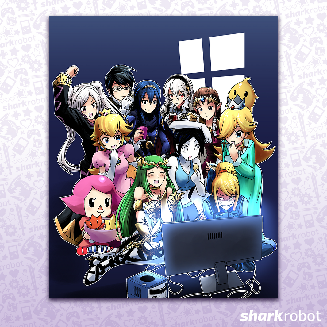 Smash Night - Poster Print – Shark Robot