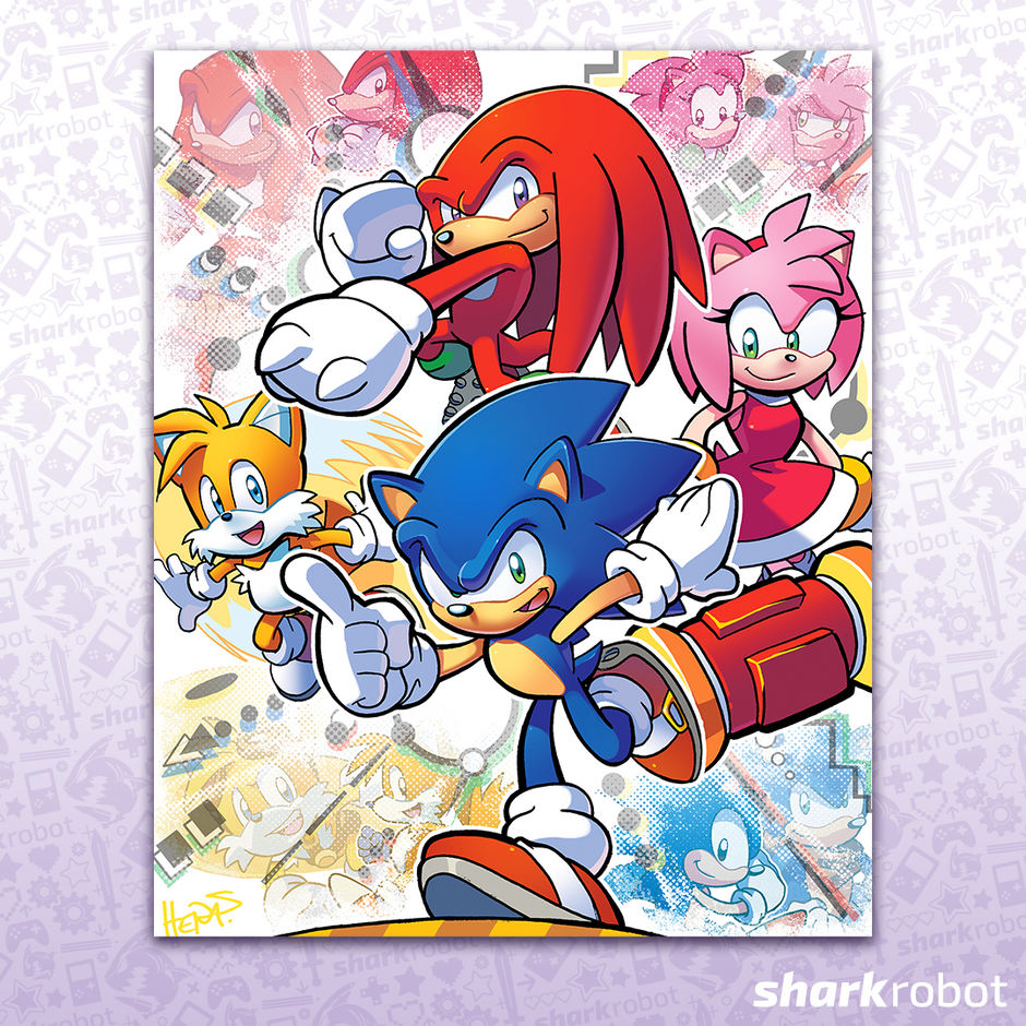 Sonic Generations - Poster Print – Shark Robot