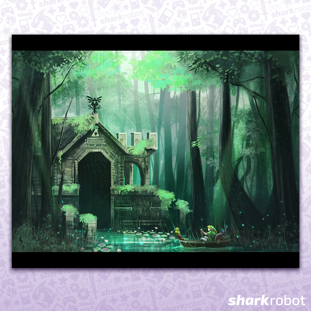 Swamp Temple - Poster Print – Shark Robot
