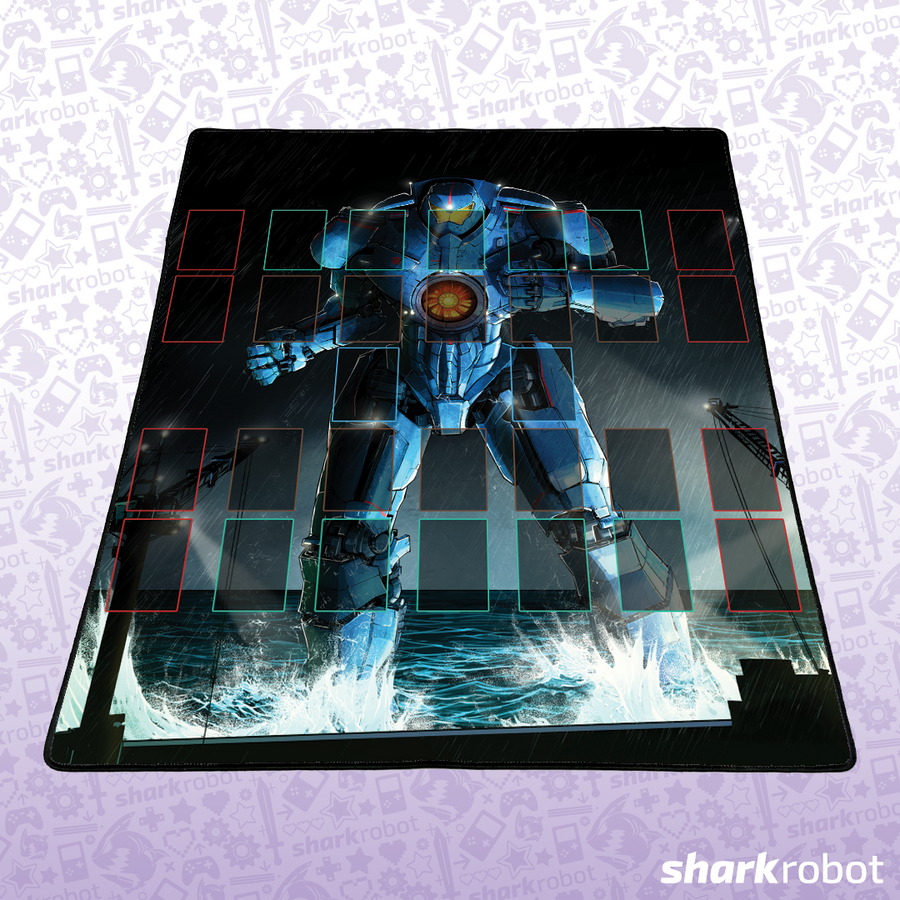 Dangerous Mech - Two Player Oversized Playmat – Shark Robot