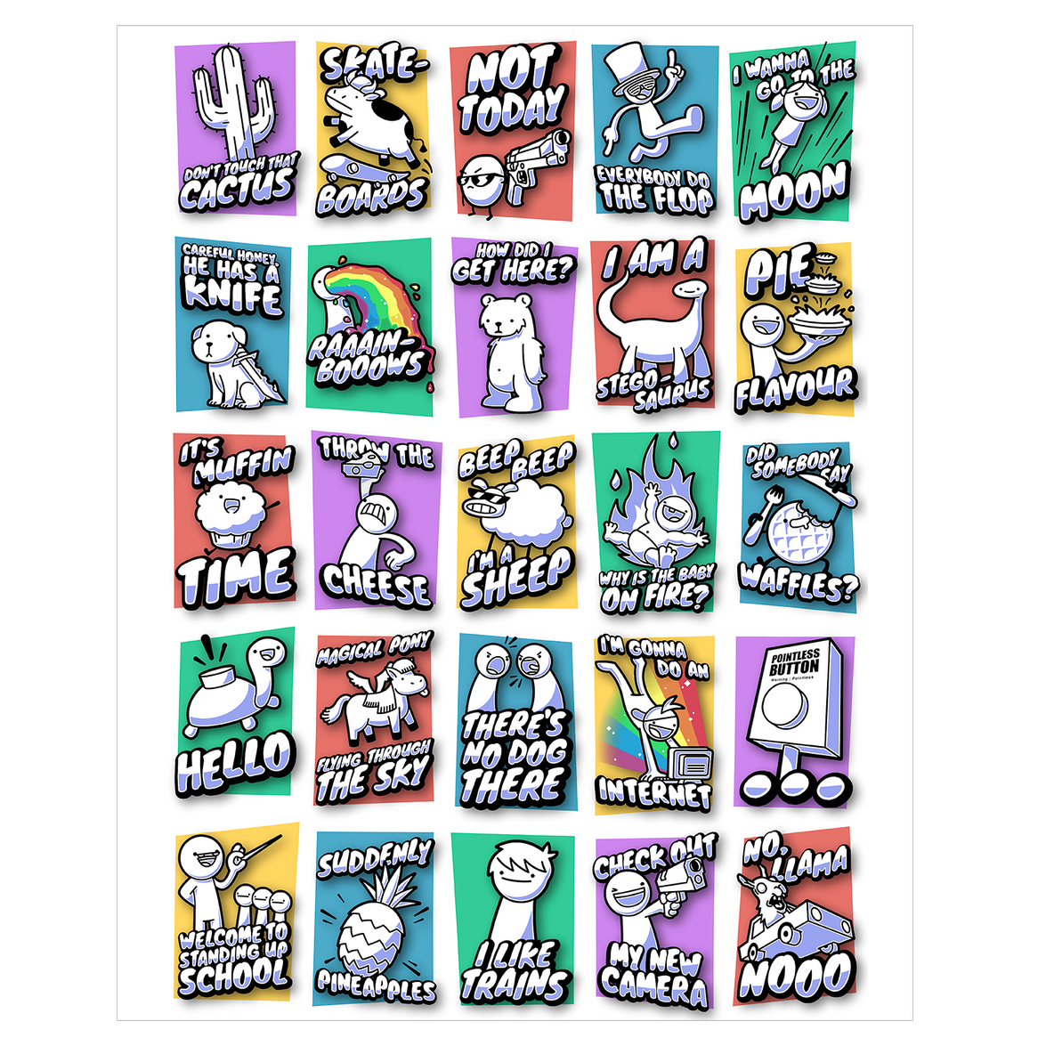 ASDFMOVIE COMPLETE COLLECTION Poster Print – Shark Robot