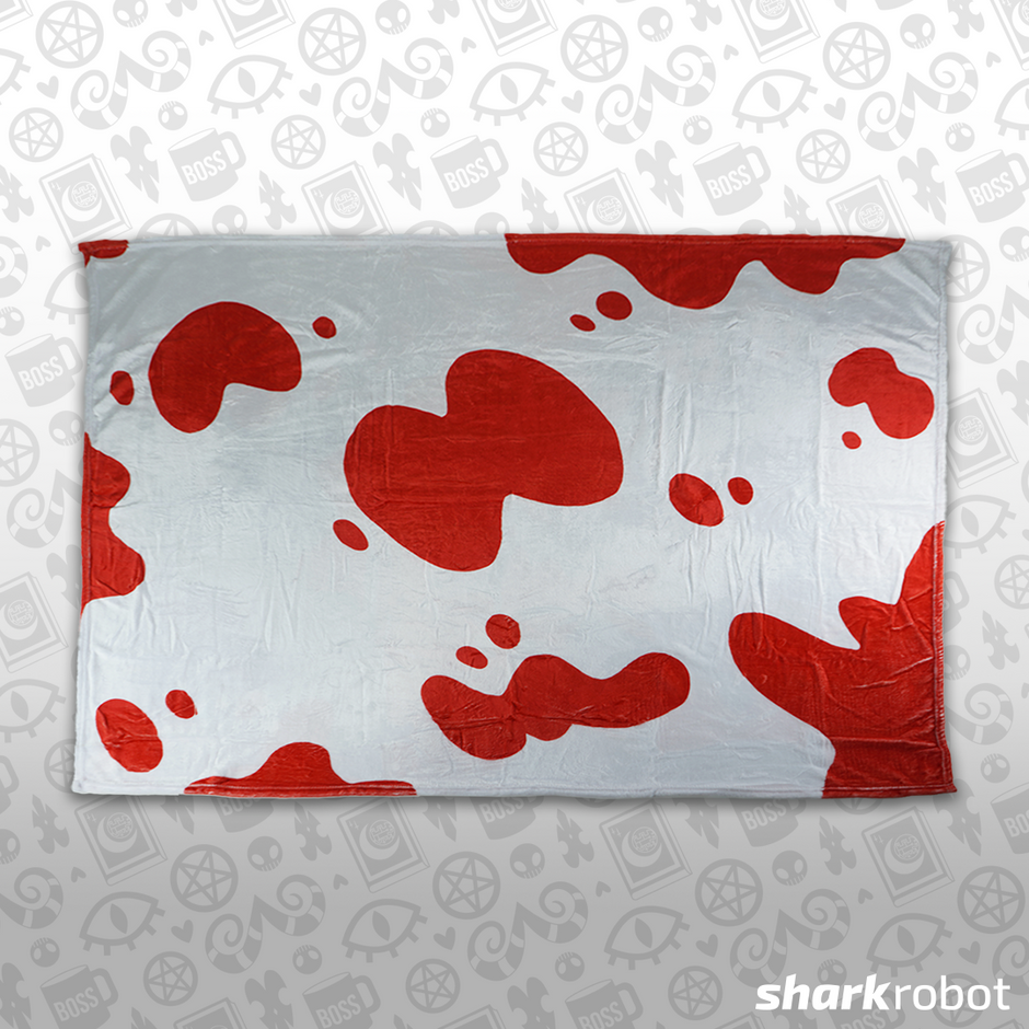 Blood Splatter Blanket *LIMITED-STOCK* – Shark Robot