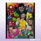 Brandon Rogers Poster Print – Shark Robot