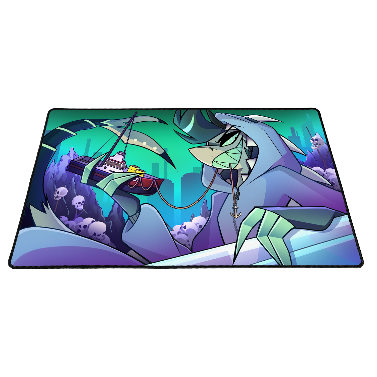 Chaz Halloween Slasher Playmat *PRE-ORDER* – Shark Robot