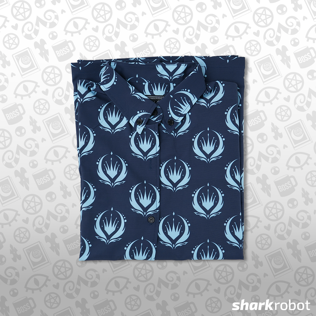 Stolas Pattern - Button Up Shirt *LIMITED STOCK* – Shark Robot