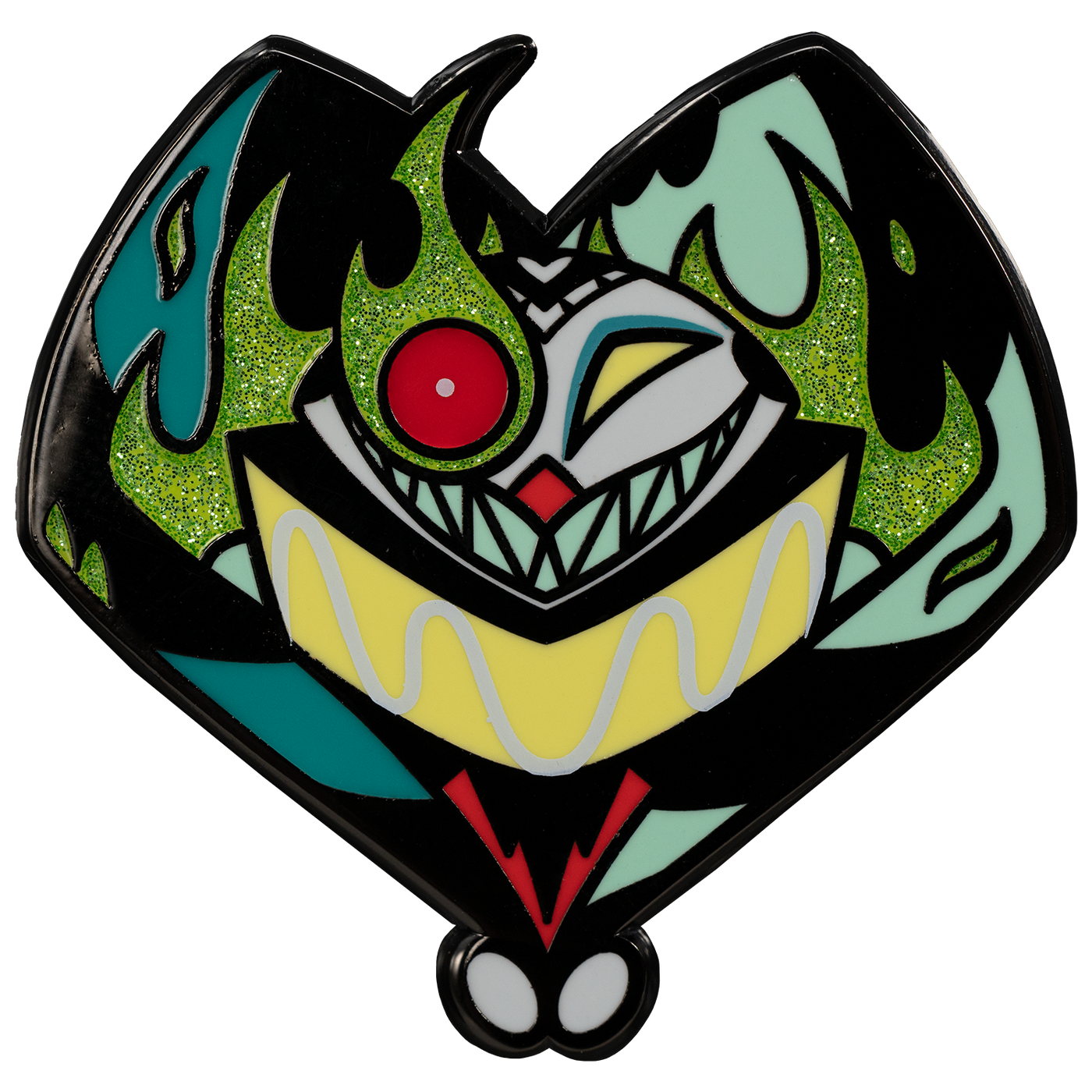 Loo Loo Land - Damaged Robo Fizz - Glitter Enamel Pin *LIMITED STOCK ...