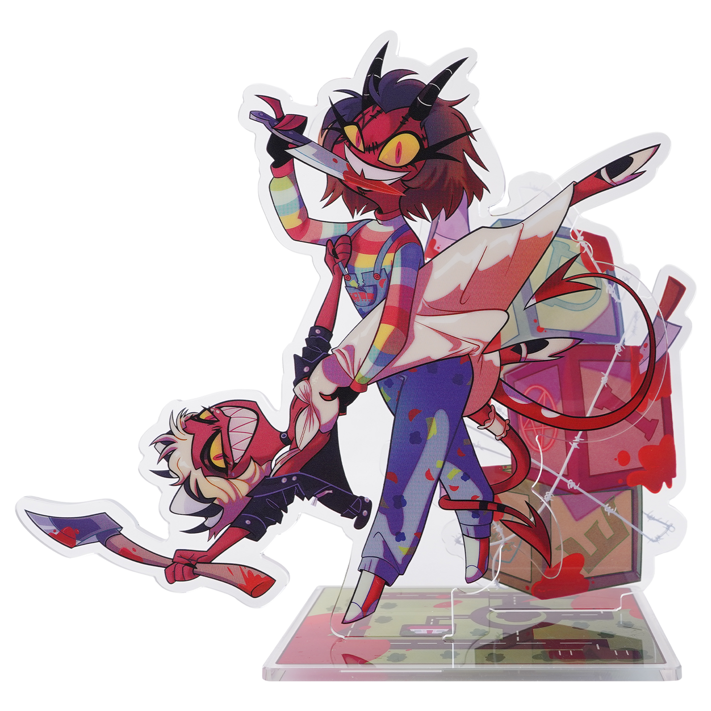 Moxxie & Millie - Halloween Slasher Standee *PRE-ORDER* – Shark Robot