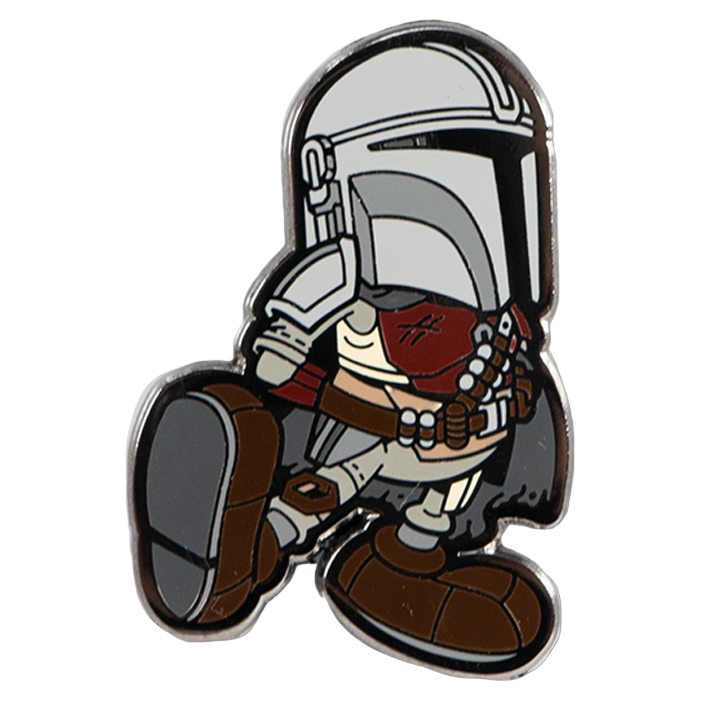 Harebrained! Mandalorian Pin – Shark Robot