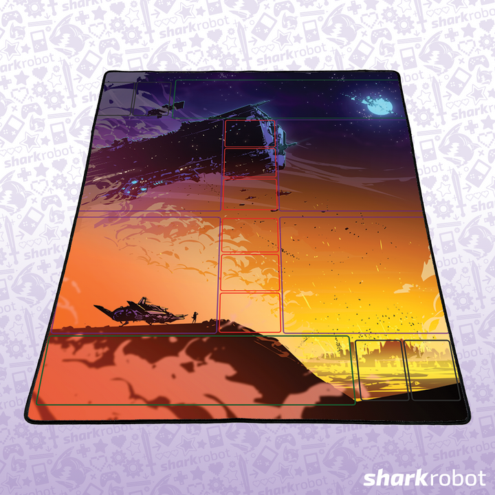 SGS Planetcracker - Two Player Oversized Playmat – Shark Robot
