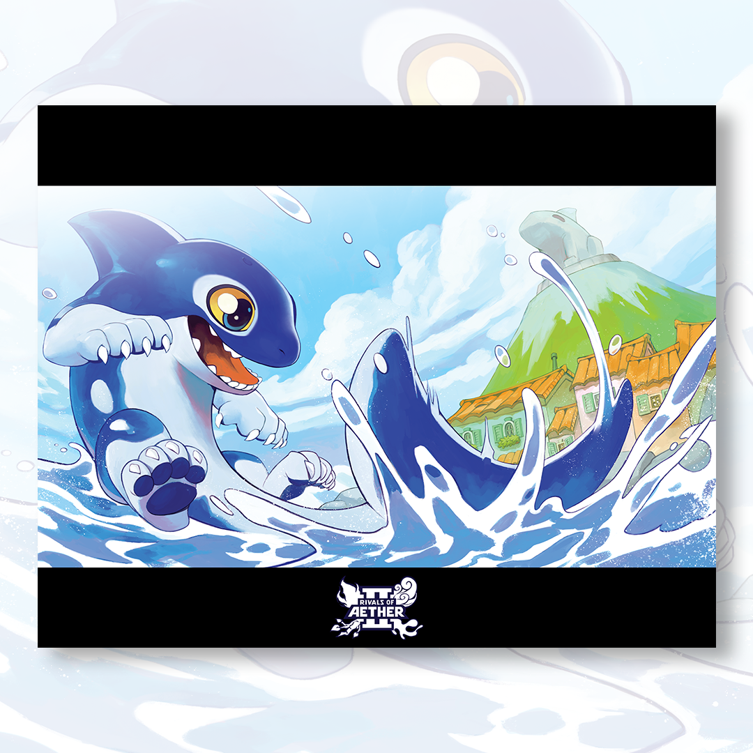 Rivals of Aether 2 - Orcane Poster Print – Shark Robot