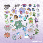 Friendlocke Season 1 Sticker Pack – Shark Robot