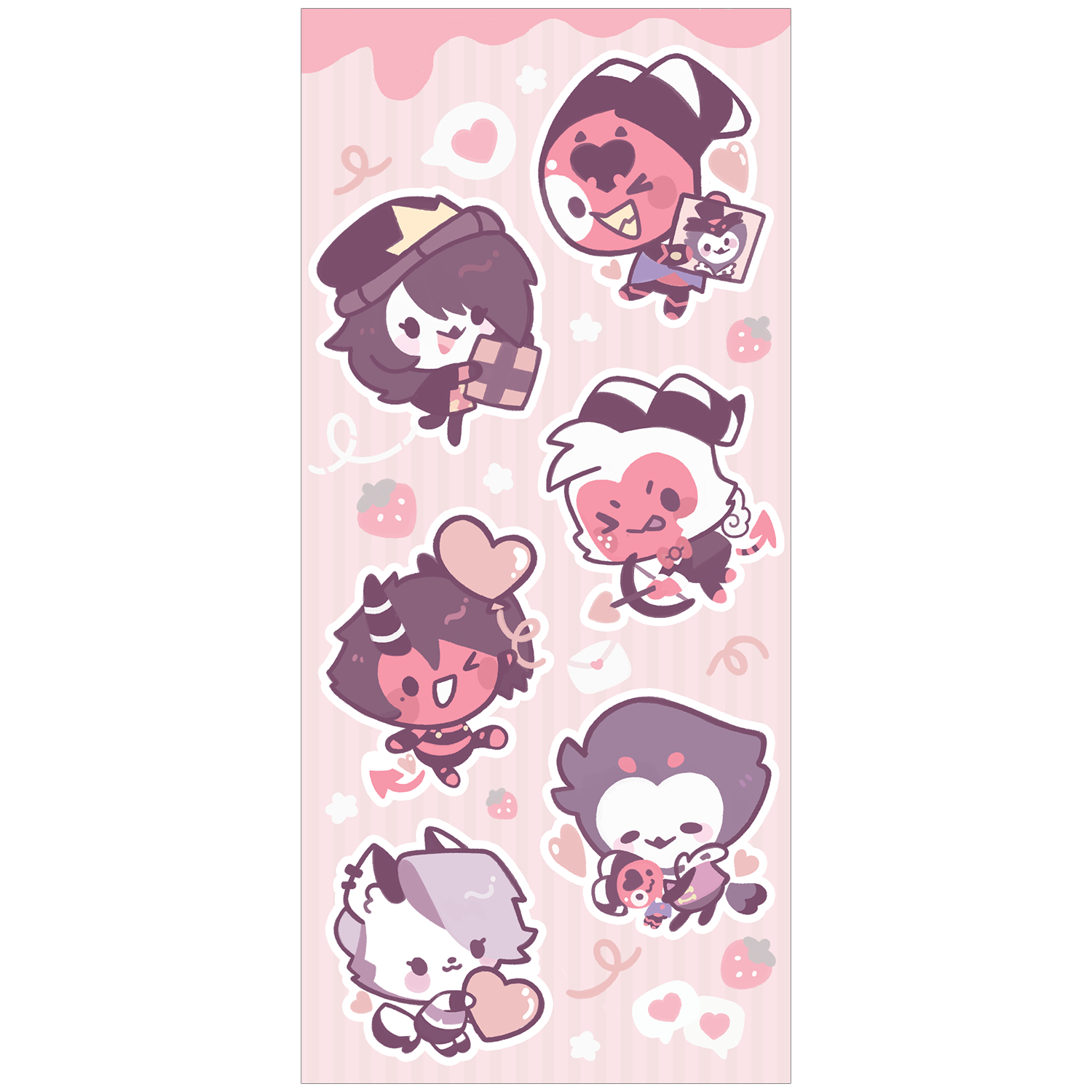 From Helluva Boss with Love Mini Chibi Sticker Set *PRE-ORDER* – Shark ...