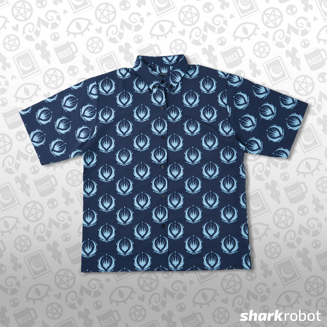 Stolas Pattern - Button Up Shirt *LIMITED STOCK* – Shark Robot