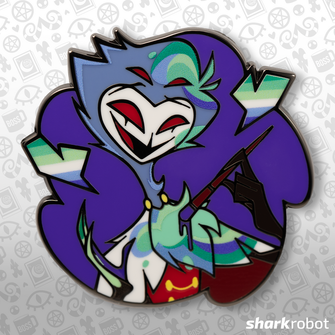 Stolas - Pride 2025 Enamel Pin – Shark Robot