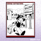 Super Effective Comic Print – Shark Robot