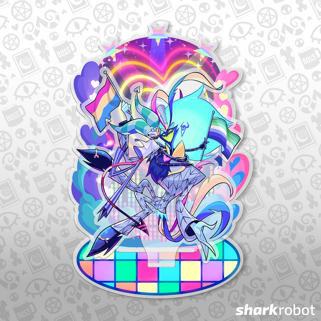 Fizzarolli & Ozzie - Pride 2025 Standee – Shark Robot
