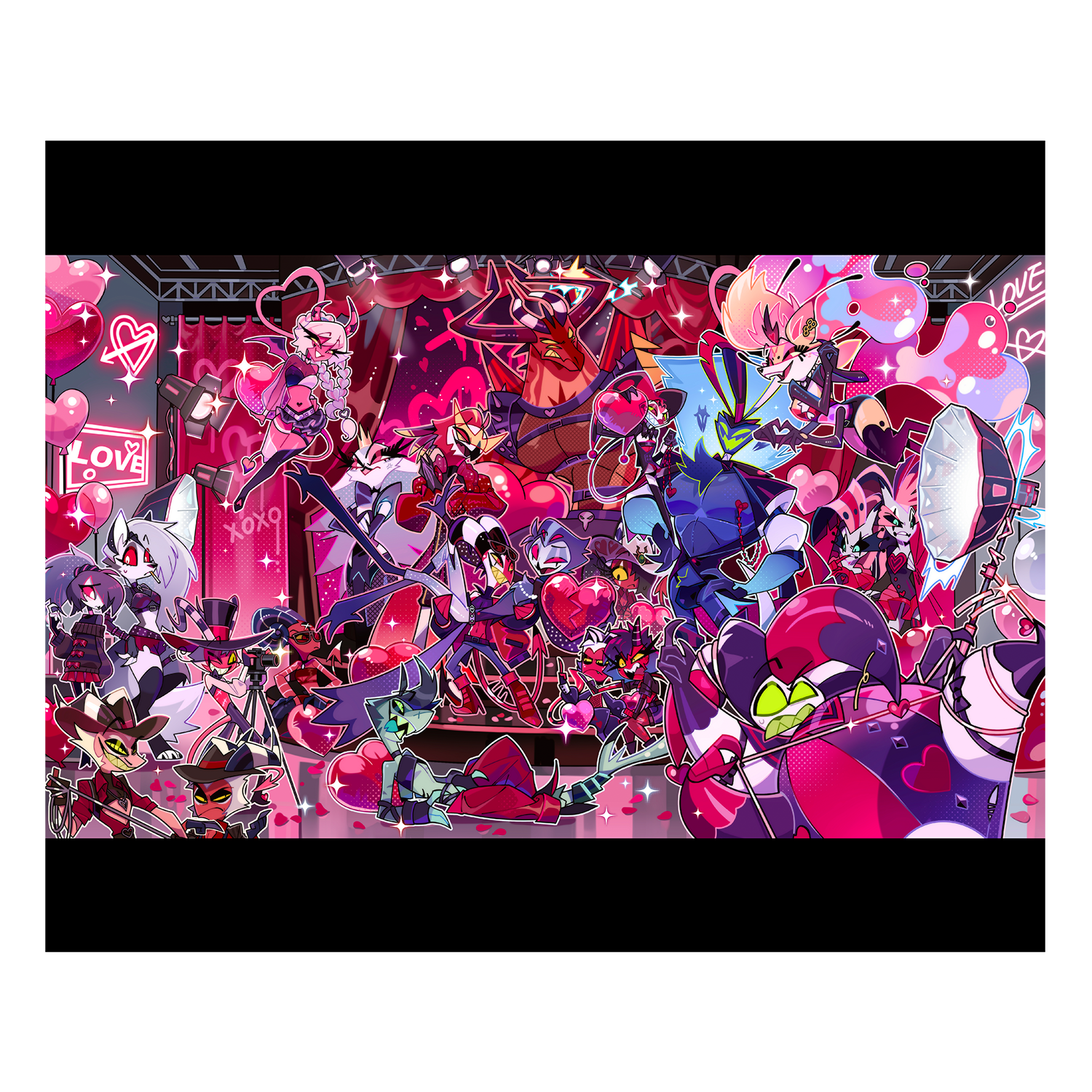 From Helluva Boss with Love Group Poster Print *PRE-ORDER* – Shark Robot