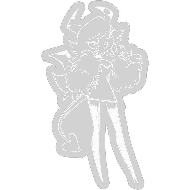 Sketchy Verosika Car Decal *2ND WAVE PRE-ORDER* – Shark Robot