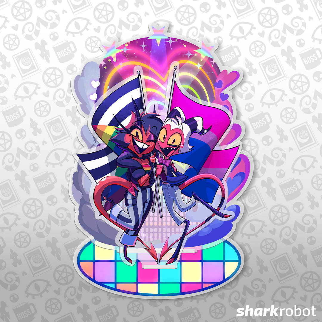 Moxxie + Millie - Pride 2025 Standee – Shark Robot