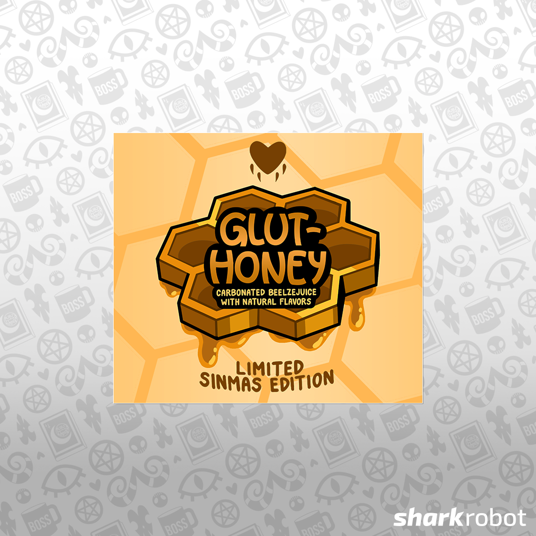 Glut-Honey Bottle Label Sticker – Shark Robot
