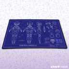Zone-tron Blueprint Playmat – Shark Robot
