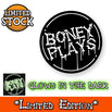 Boney Plays Emblem - Glow in the Dark Enamel Pin *SALE* – Shark Robot