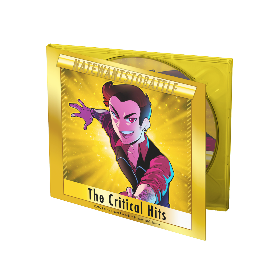 NateWantsToBattle - The Critical Hits CD – Shark Robot