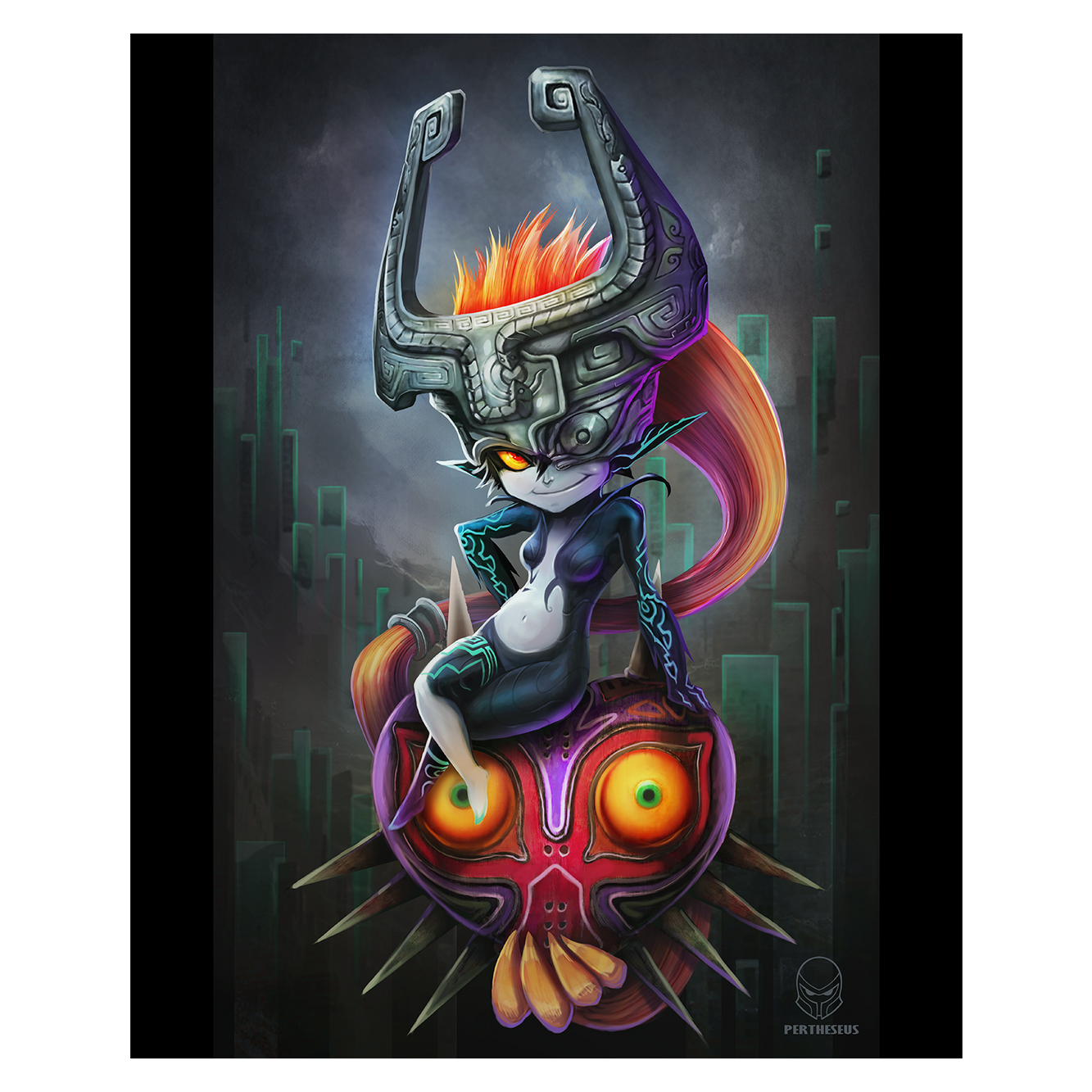 Midna's Mask - Poster Print – Shark Robot