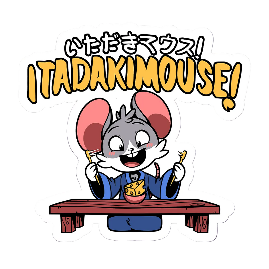 Itadakimouse! Sticker – Shark Robot