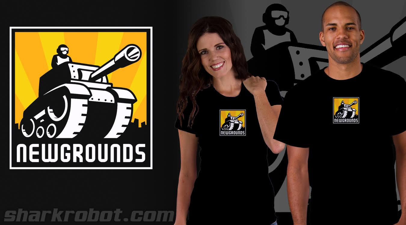 Newgrounds Logo – Shark Robot